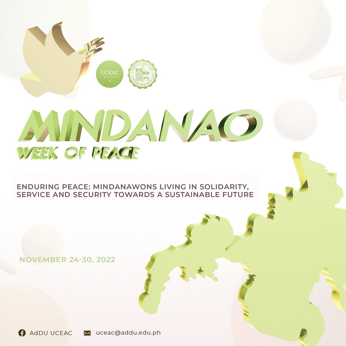 Mindanao Week of Peace 2022. With the theme: Enduring Peace… | by Game ...