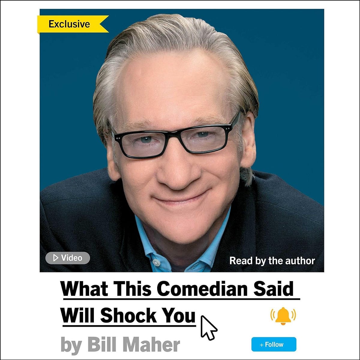 Book Review : What This Comedian Said Will Shock You by Bill Maher | by ...