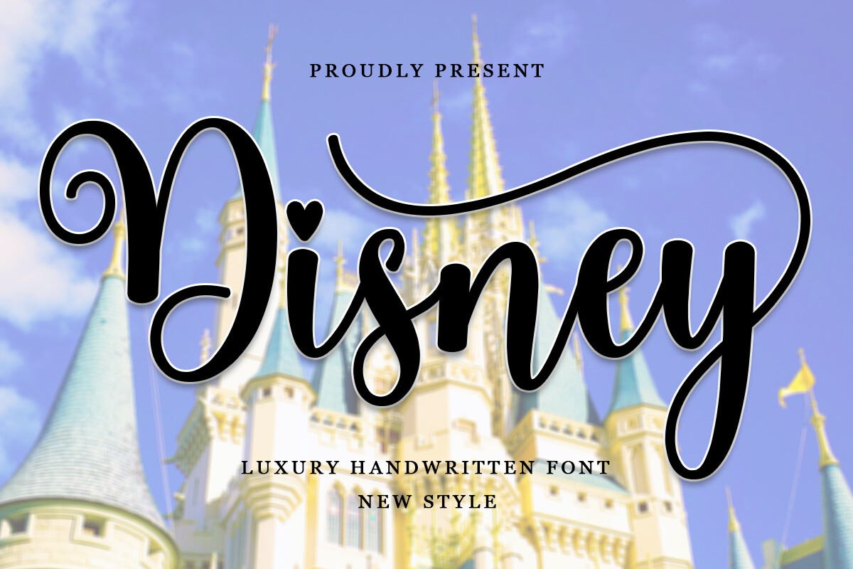 Disney Font Free - Minageelu - Medium