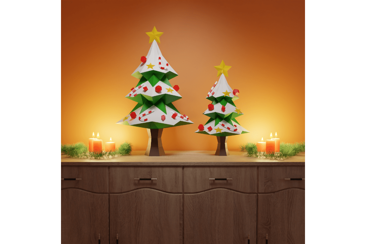 3D Papercraft Christmas Tree | by Vladpatani | Mar, 2024 | Medium