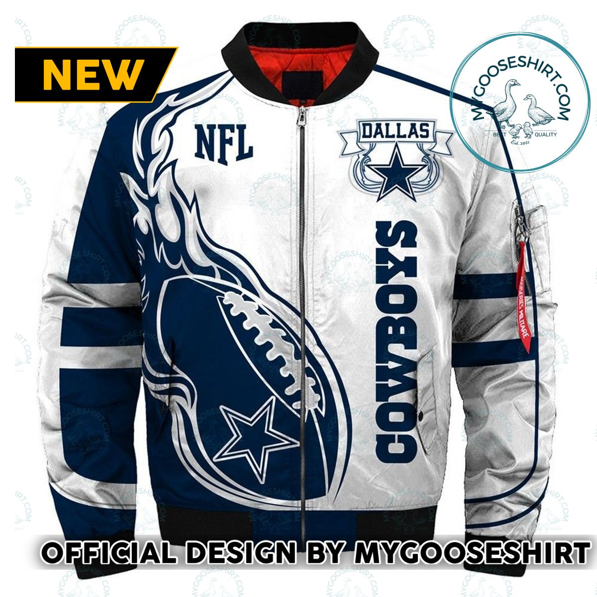 Men’s Nfl Football Star Dallas Cowboys Bomber Jacket | by Mygoosesp ...