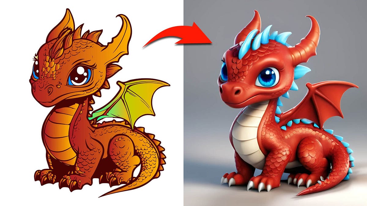 Turn a Drawing into a 3D Model using FREE Ai — Mypstips - Mypstips - Medium