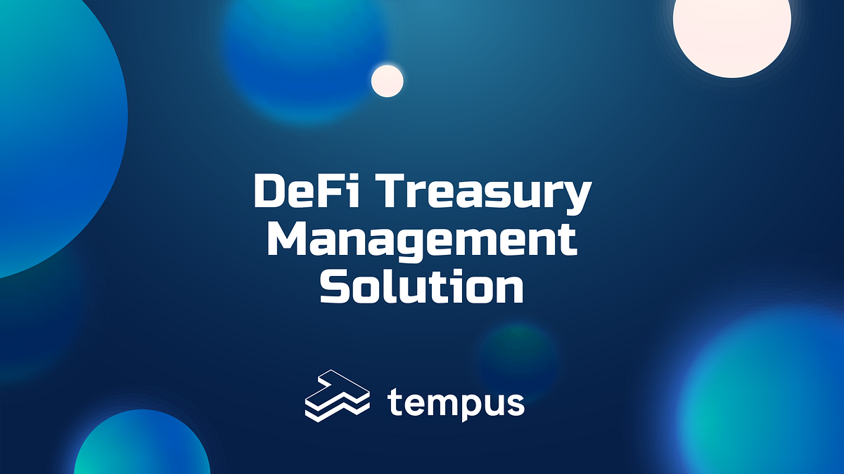 Introducing the DeFi Treasury Management Solution on Tempus | by Pujeet ...