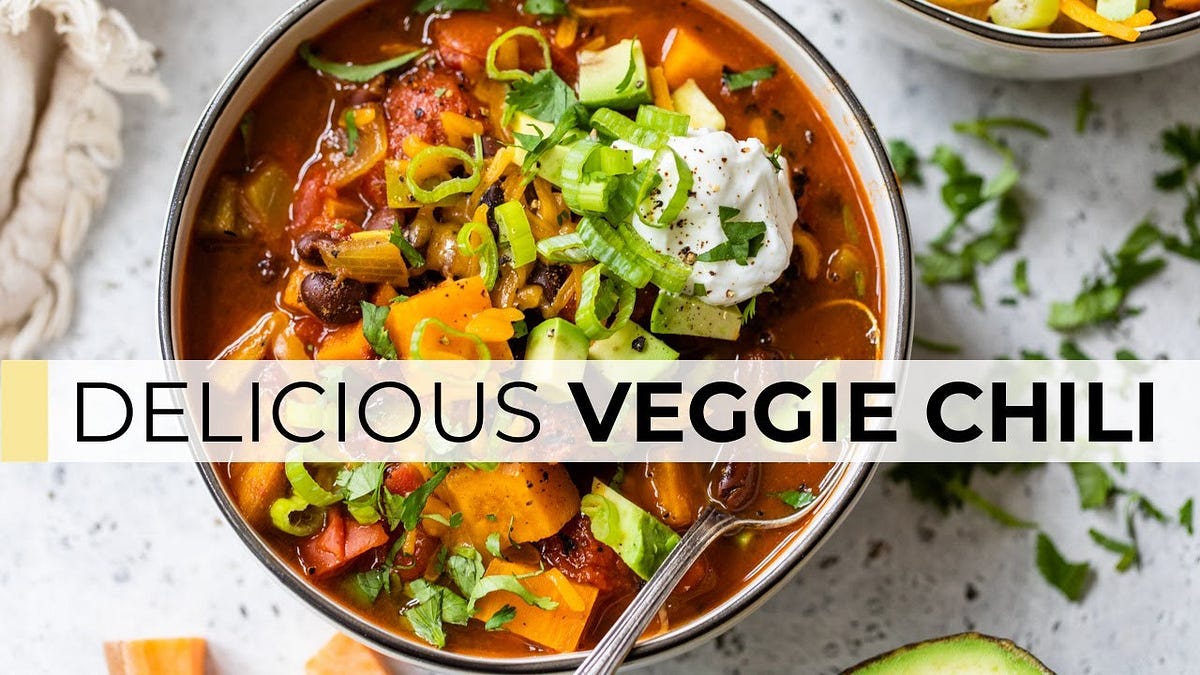 VEGAN CHILI RECIPE | how to make delicious vegetarian chili https ...