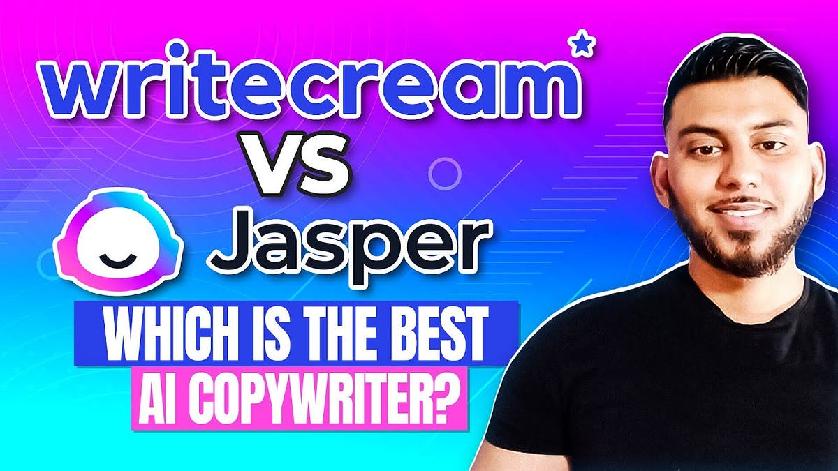 Writecream Vs Jasper: Unveiling the AI Writing Champion! | by Sohidul ...