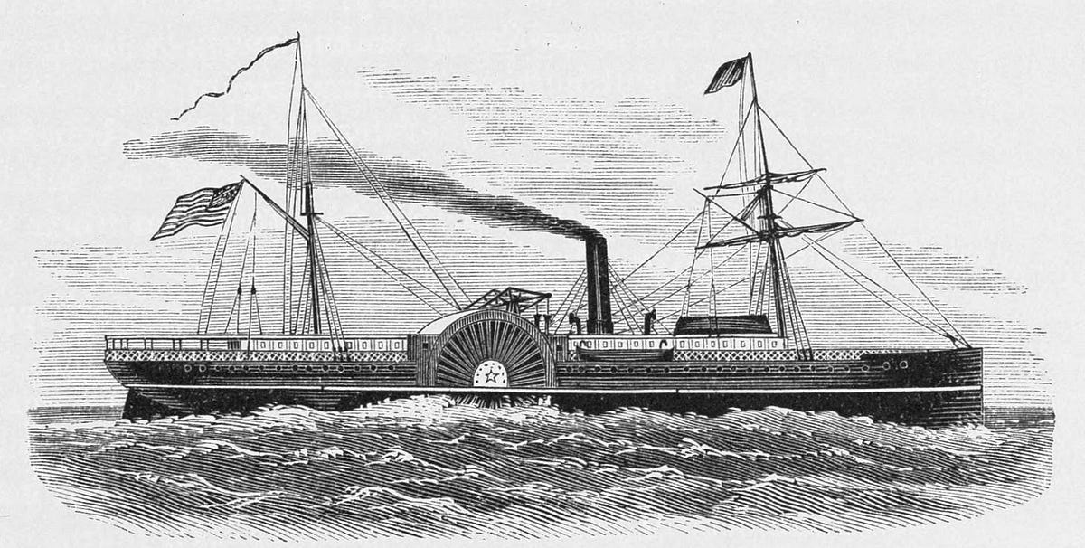 Star of the West and the first shots of the Civil War | by John Pearce ...
