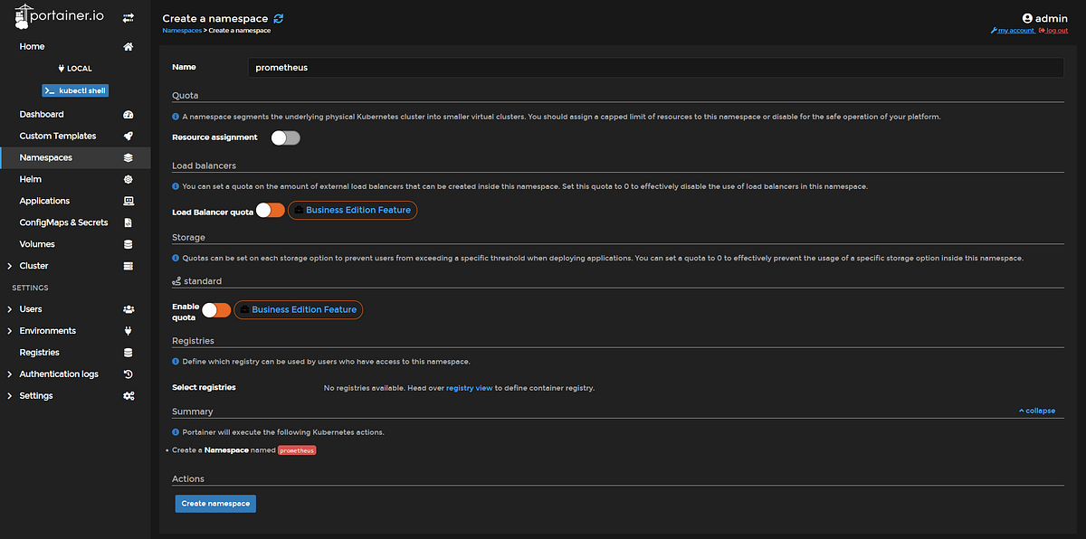 Deploy Prometheus Monitoring Stack with Portainer | by Portainer.io | Medium