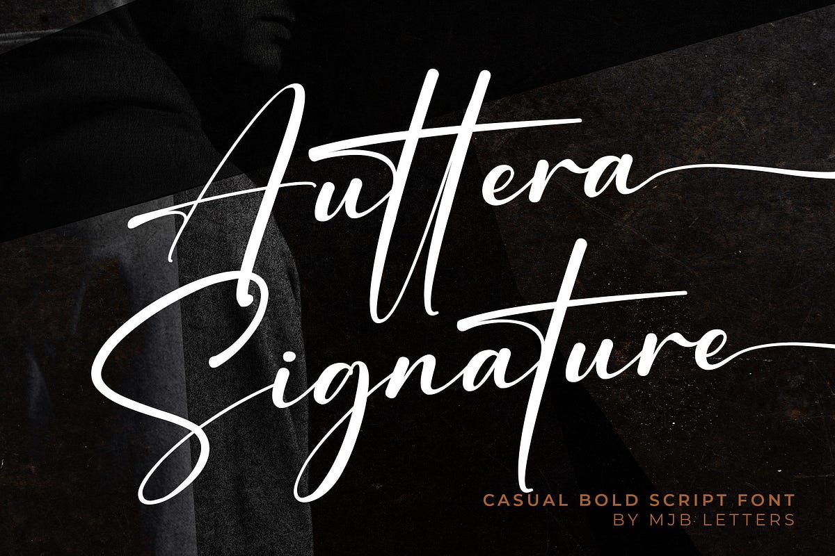 Auttera Signature Font - Graceglimmer - Medium