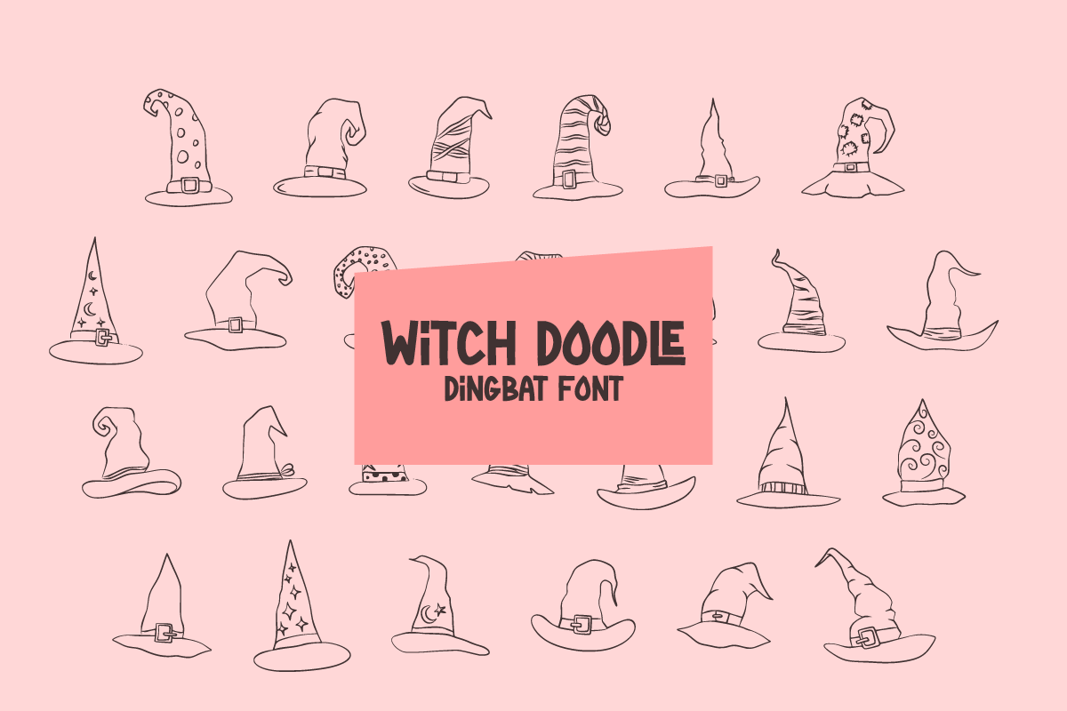 Witch Doodle Font | by Solarasculpt | May, 2024 | Medium