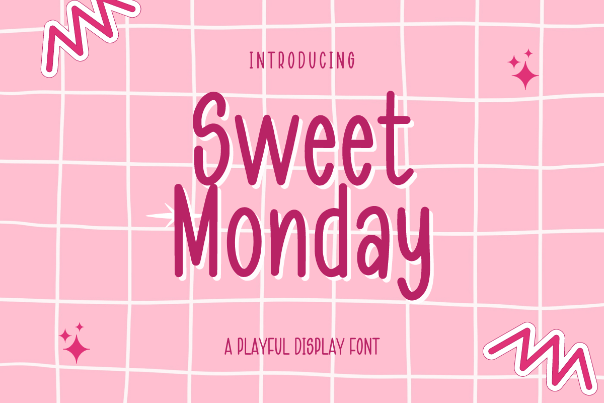 Sweet Monday Font - Datadreamer - Medium