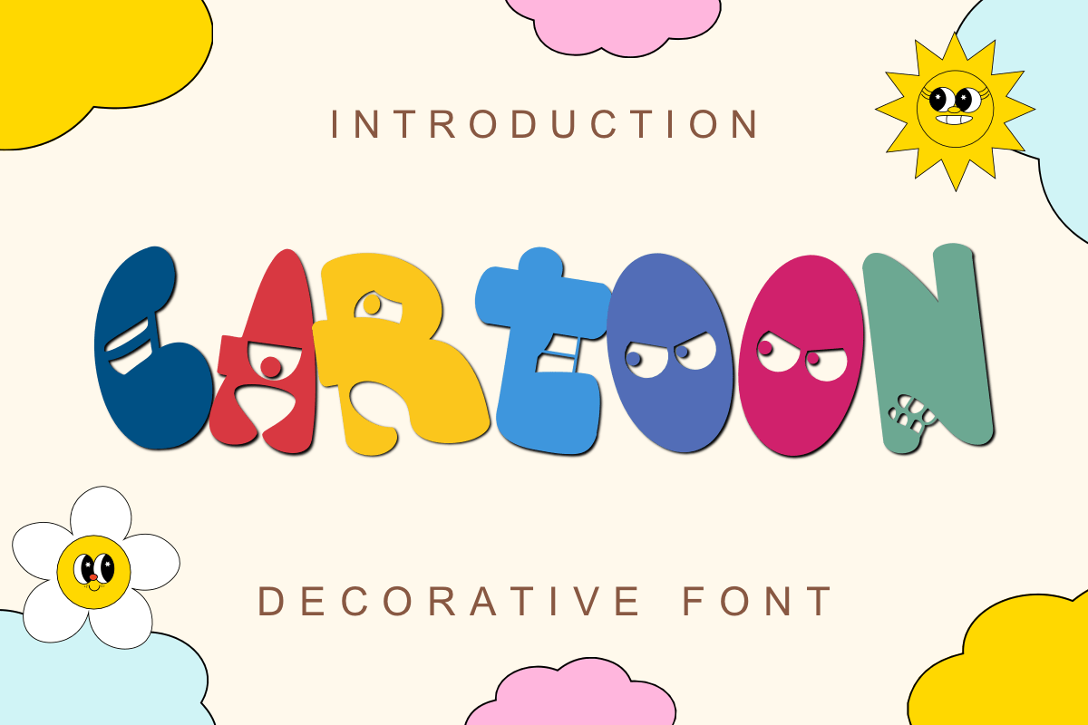 Cartoon Font - Echoelement - Medium