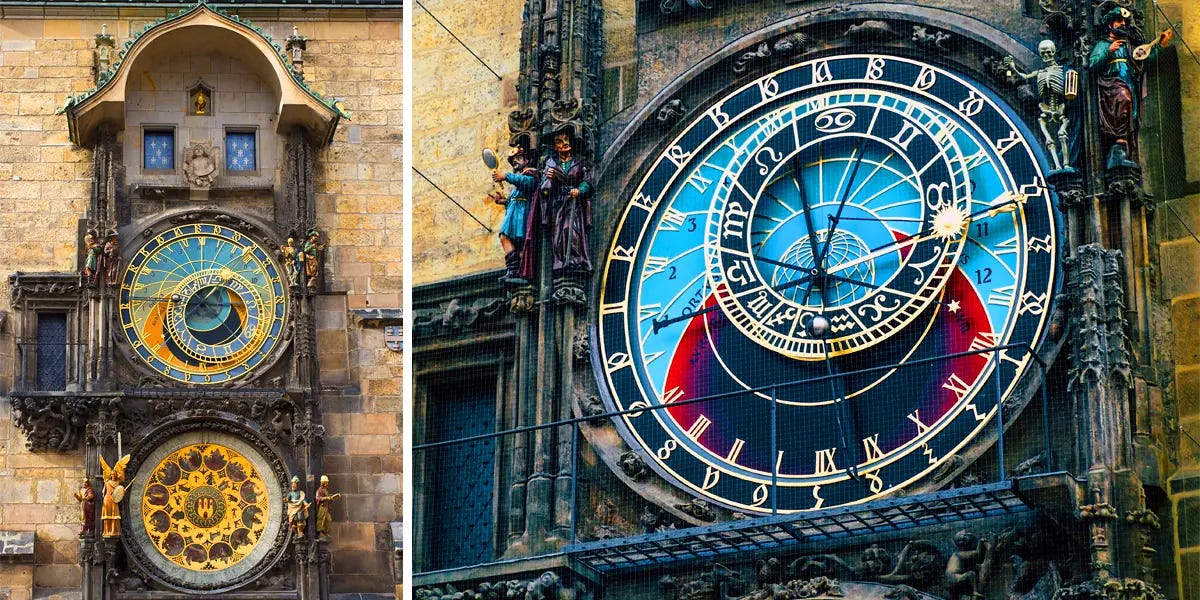 La historia del reloj astronómico de Praga, de más de 600 años | by ...