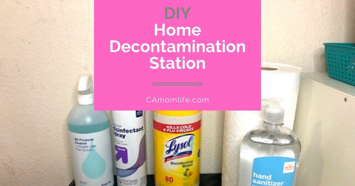 DIY Decontamination Station. Decontamination stations or areas are ...