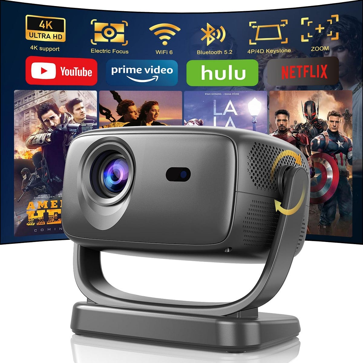4K Smart Projector Review: Movie Nights Reimagined | by Visual Voyager ...