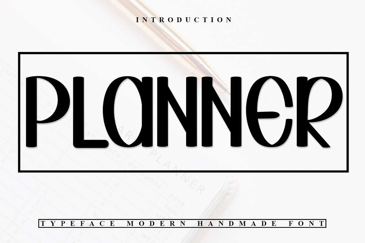 Planner Font - Mindmason - Medium
