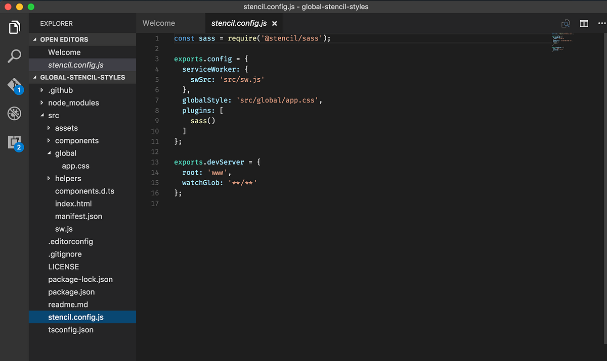 Global CSS & SASS Variables with Stencil | by Andrew Cole | ITNEXT