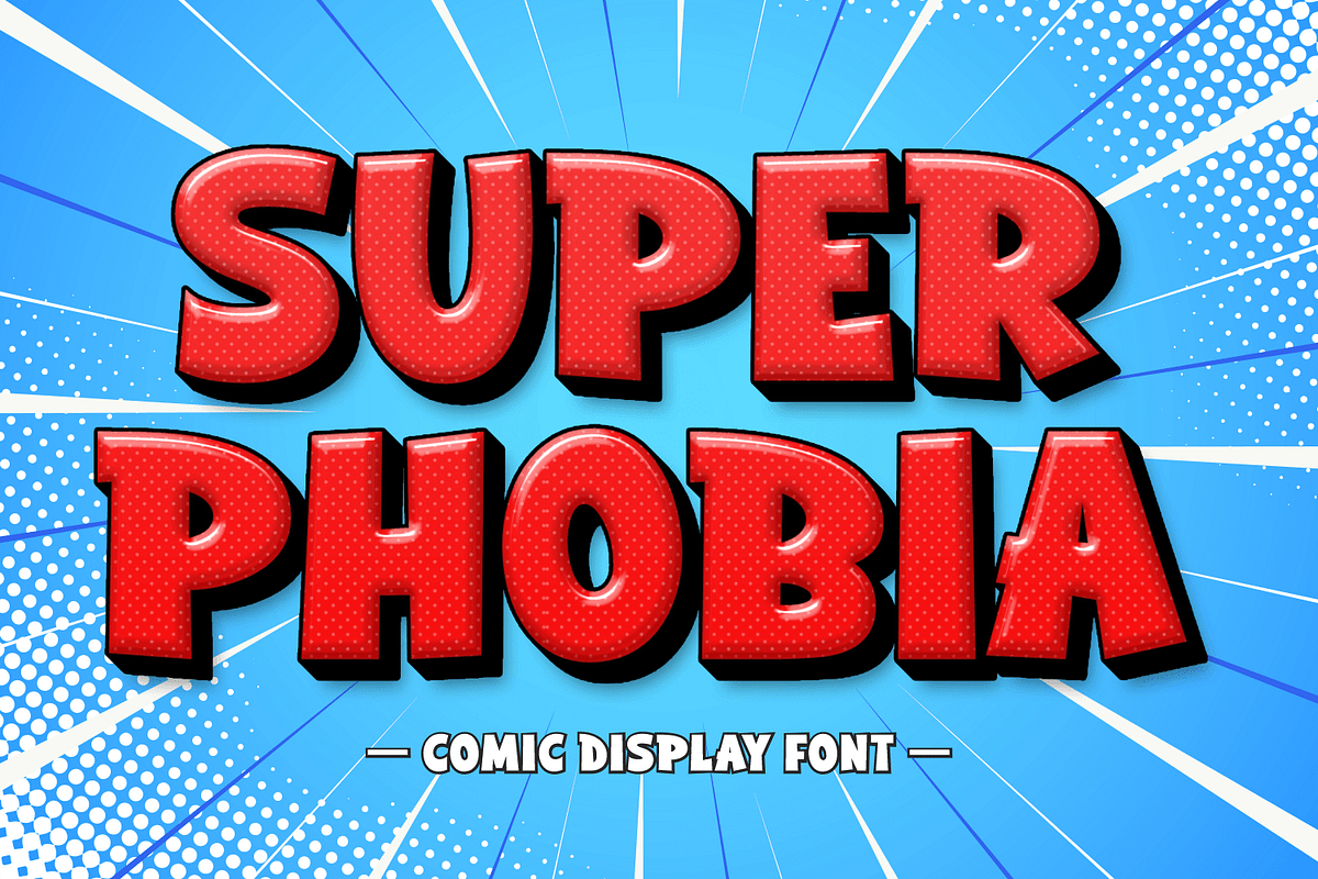 Super Phobia Font - Fontcrafter - Medium