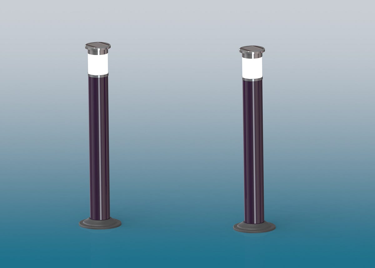 Garden Light & Wireless Security IR Detector Solar Power | by Vedard ...