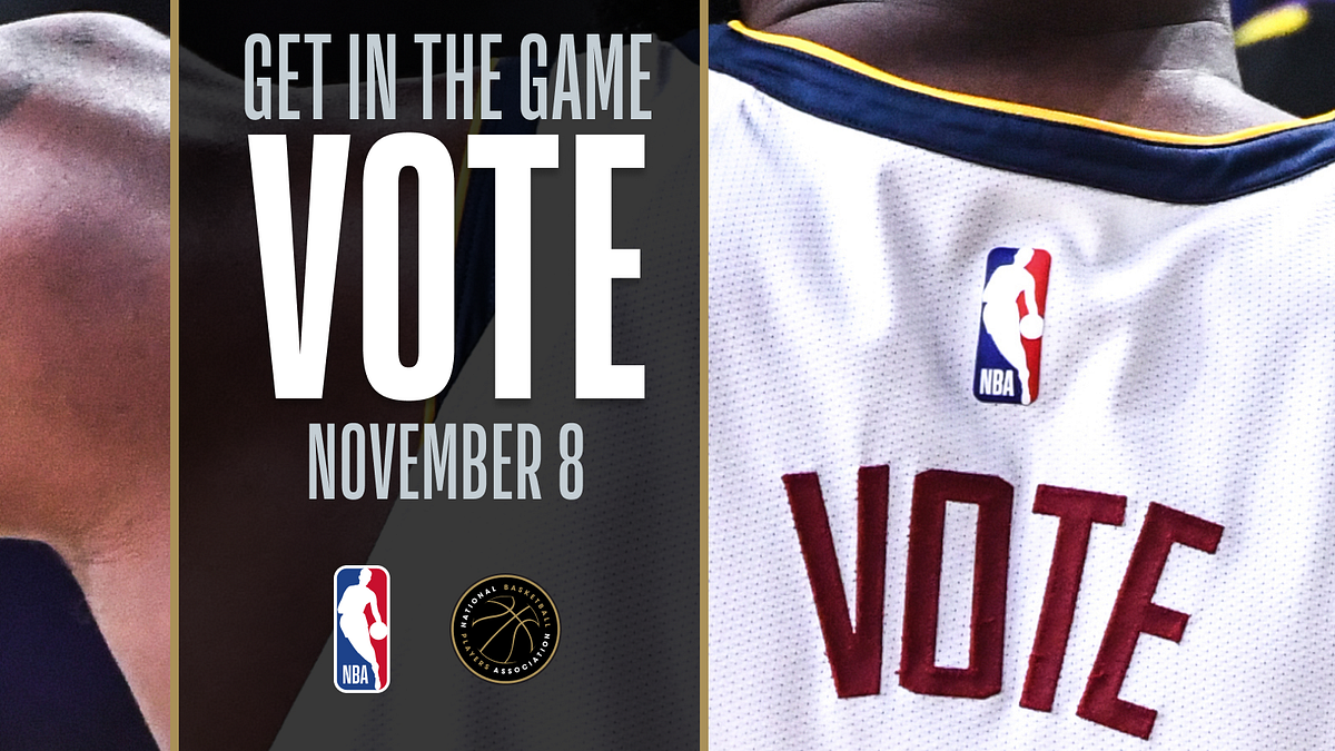 NBA Supports Voting. The NBA has dedicated its games… | by Universal ...