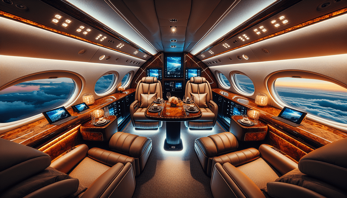 Private Jet Aircraft Interior | by Empty Leg Flights @ UberJet.co | Medium