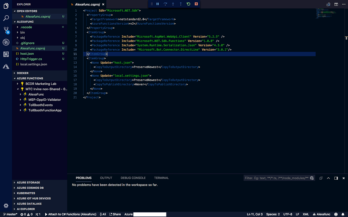 Building a simple Azure Function using Visual Studio Code and Bot ...