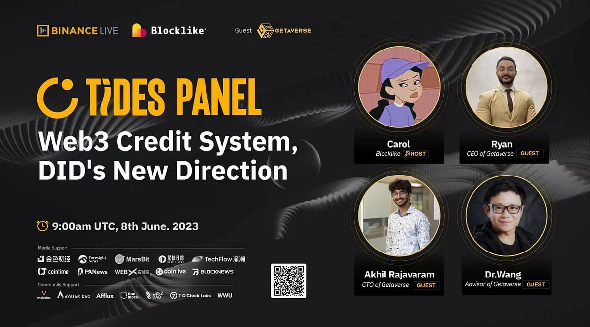 Binance Live Recap: DID Credit Protocol Getaverse | by Getaverse | Jun, 2023 | Medium