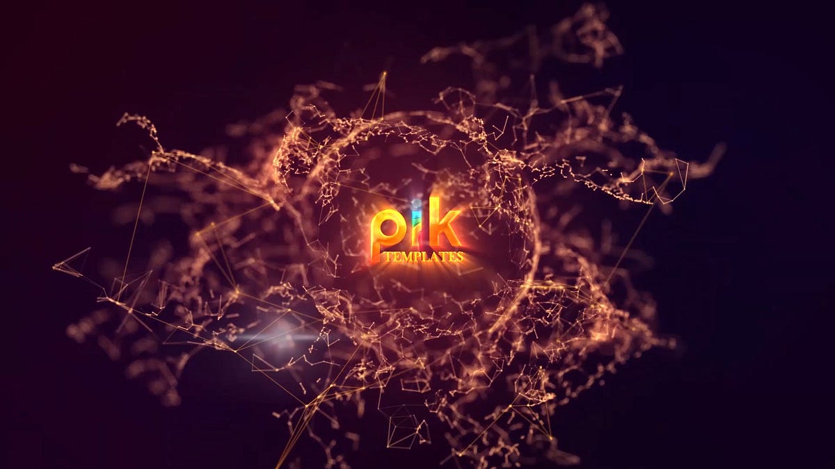 Plexus Connect Logo Free After Effect Template - Piktemplates - Medium