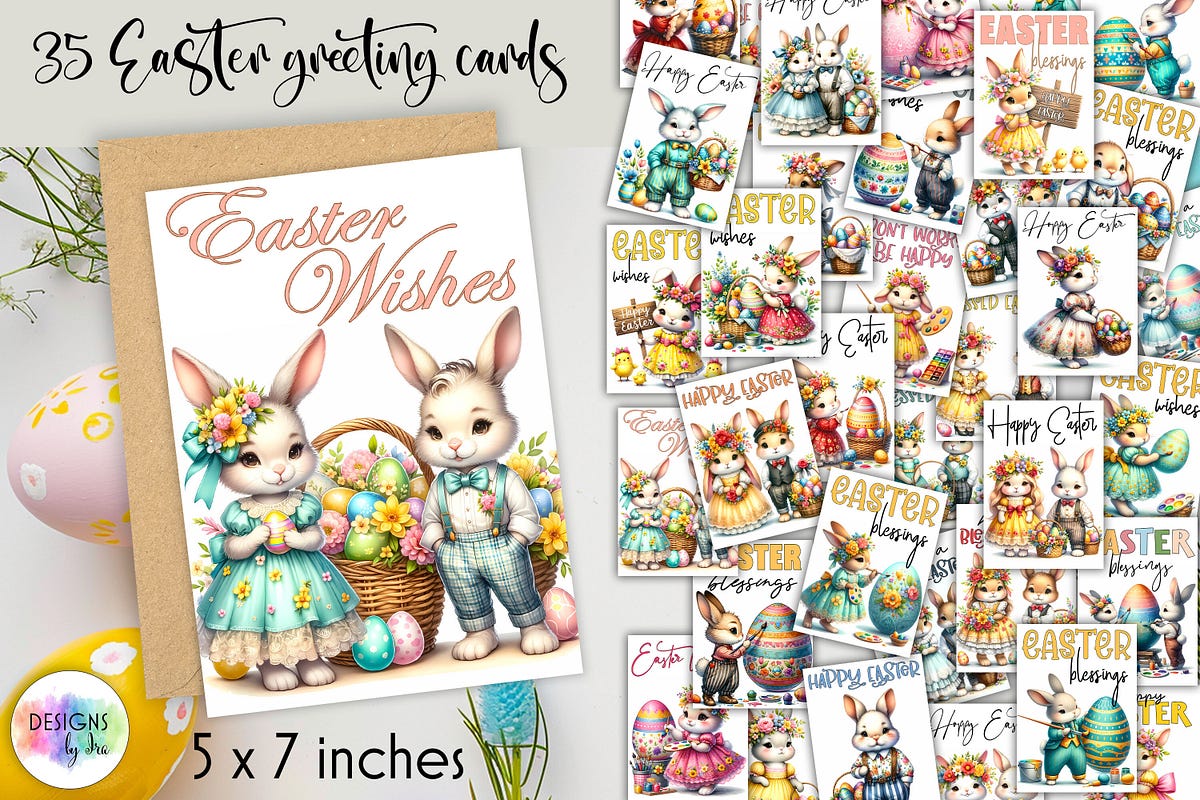Happy Easter Vintage Cards Bundle | by Jsonchong | Mar, 2024 | Medium
