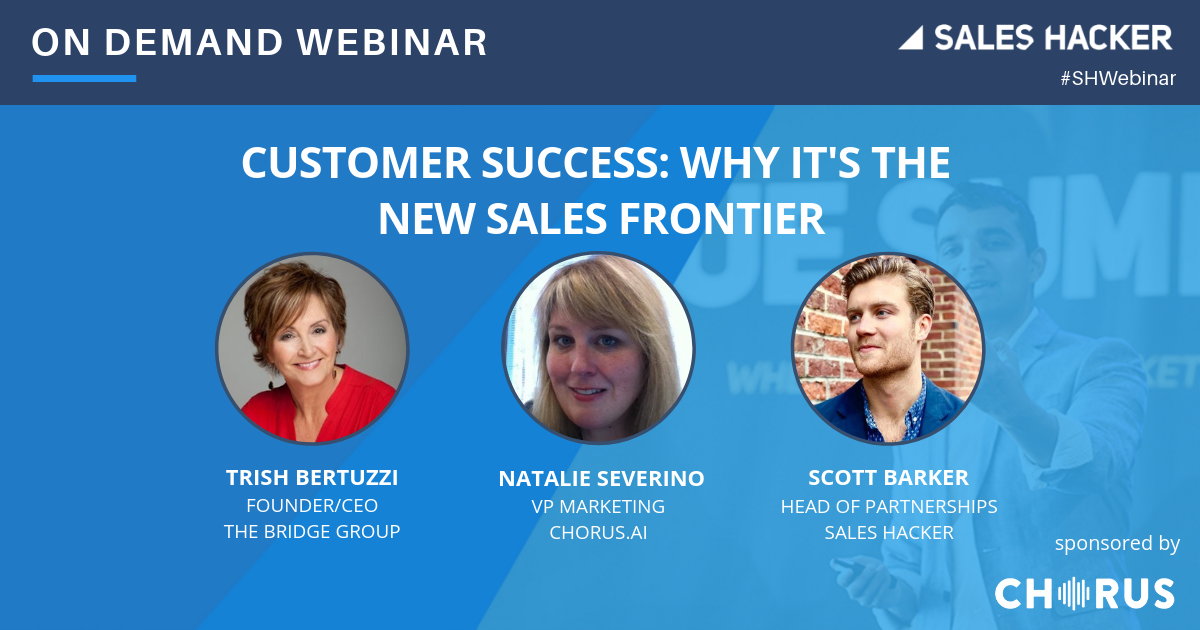 Customer Success: Why it’s the New Sales Frontier | by Sales Hacker ...