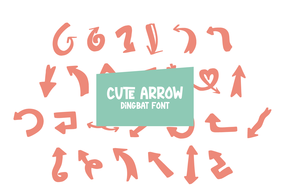 Cute Arrow Font OTF | by Avaastral | Apr, 2024 | Medium