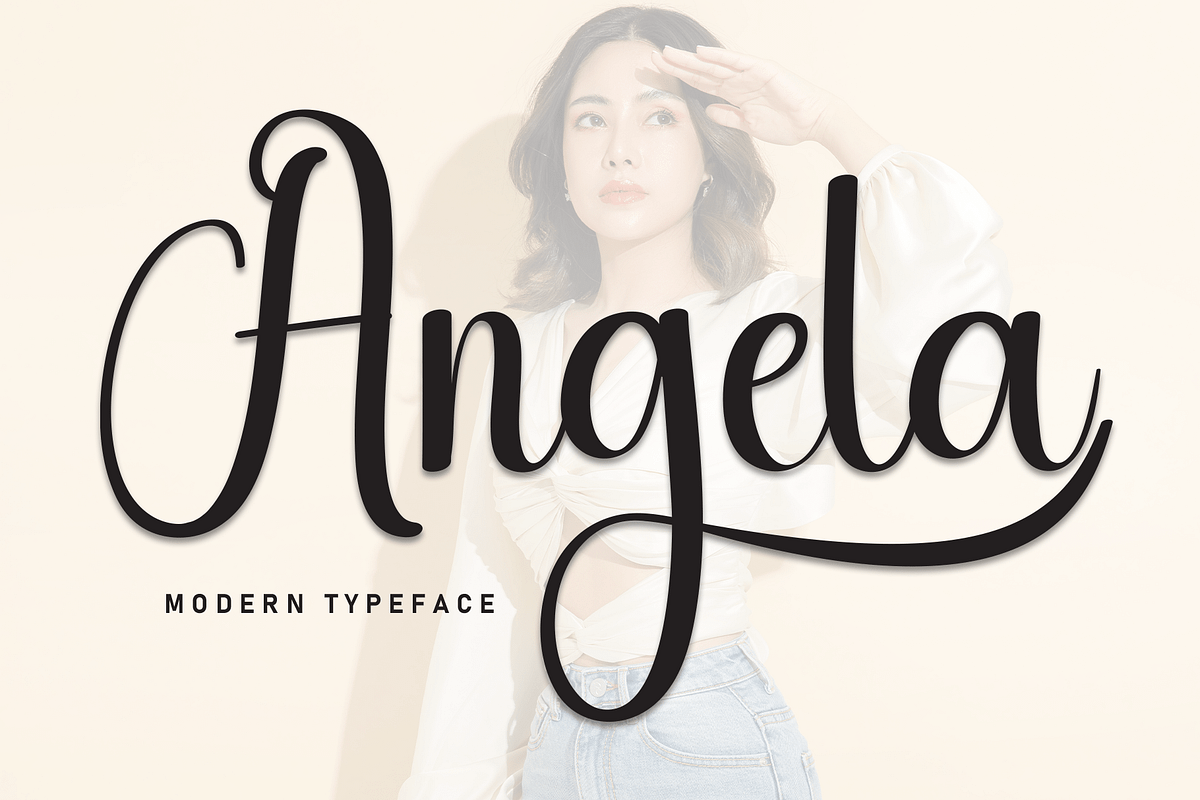 Angela Font Free - Colormeister - Medium