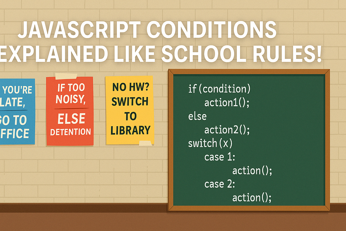 JavaScript Conditions Explained Like School Rules! | by Sproutstotrees ...