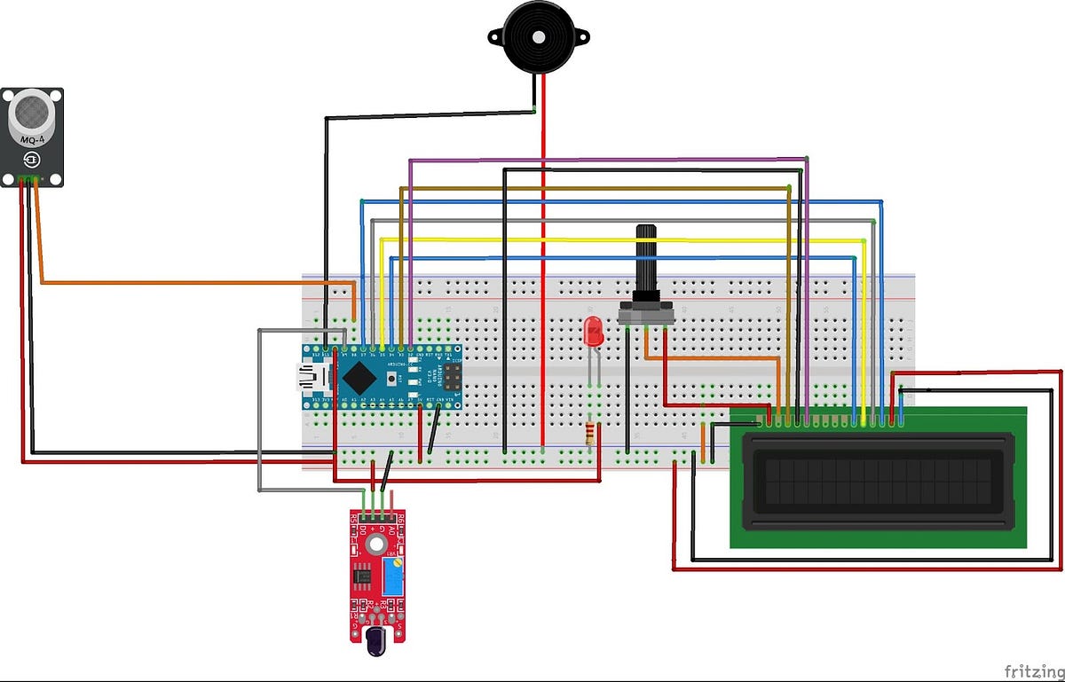 Development Of A Fire And Smoke Alarm System Using Arduino By Nodex Ihub Medium