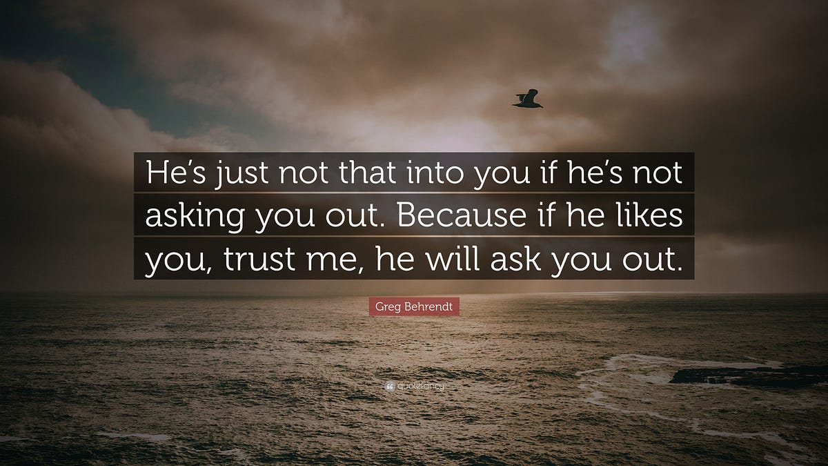 “I Just Don’t Feel That Way”. How do you let someone know you’re not ...