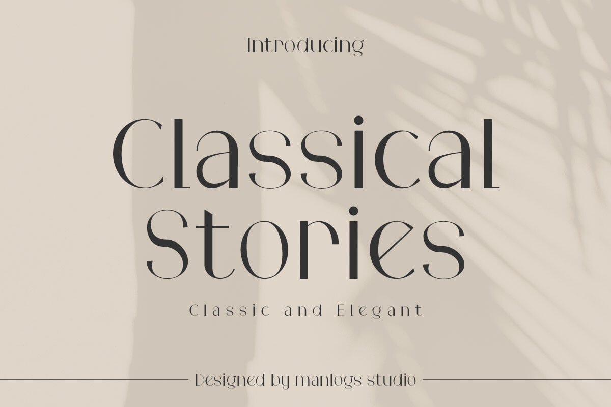 Classical Stories Font OTF | by Graceglimmer | Apr, 2024 | Medium