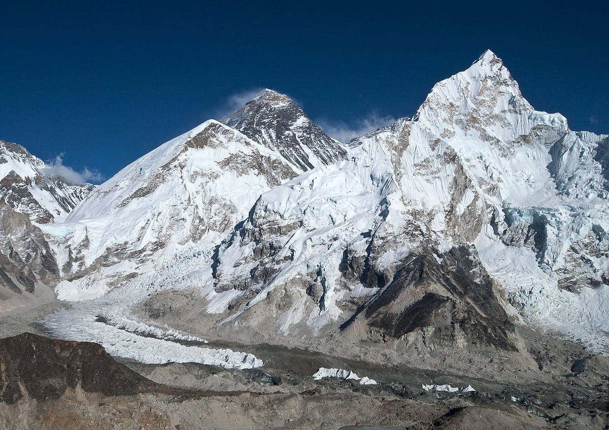 Contemplation on Kala Patthar. The summit of Kala Patthar offers some ...