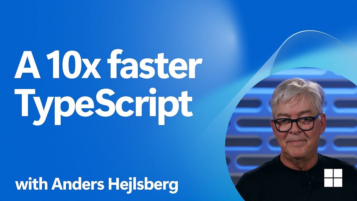 A 10x faster TypeScript. Anders Hejlsberg, the lead architect of… | by ...