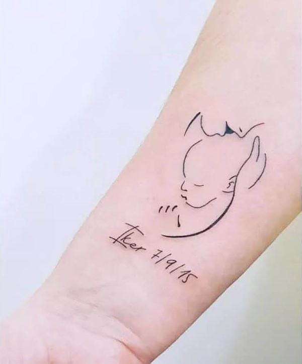 Newborn Baby Tattoo Ideas