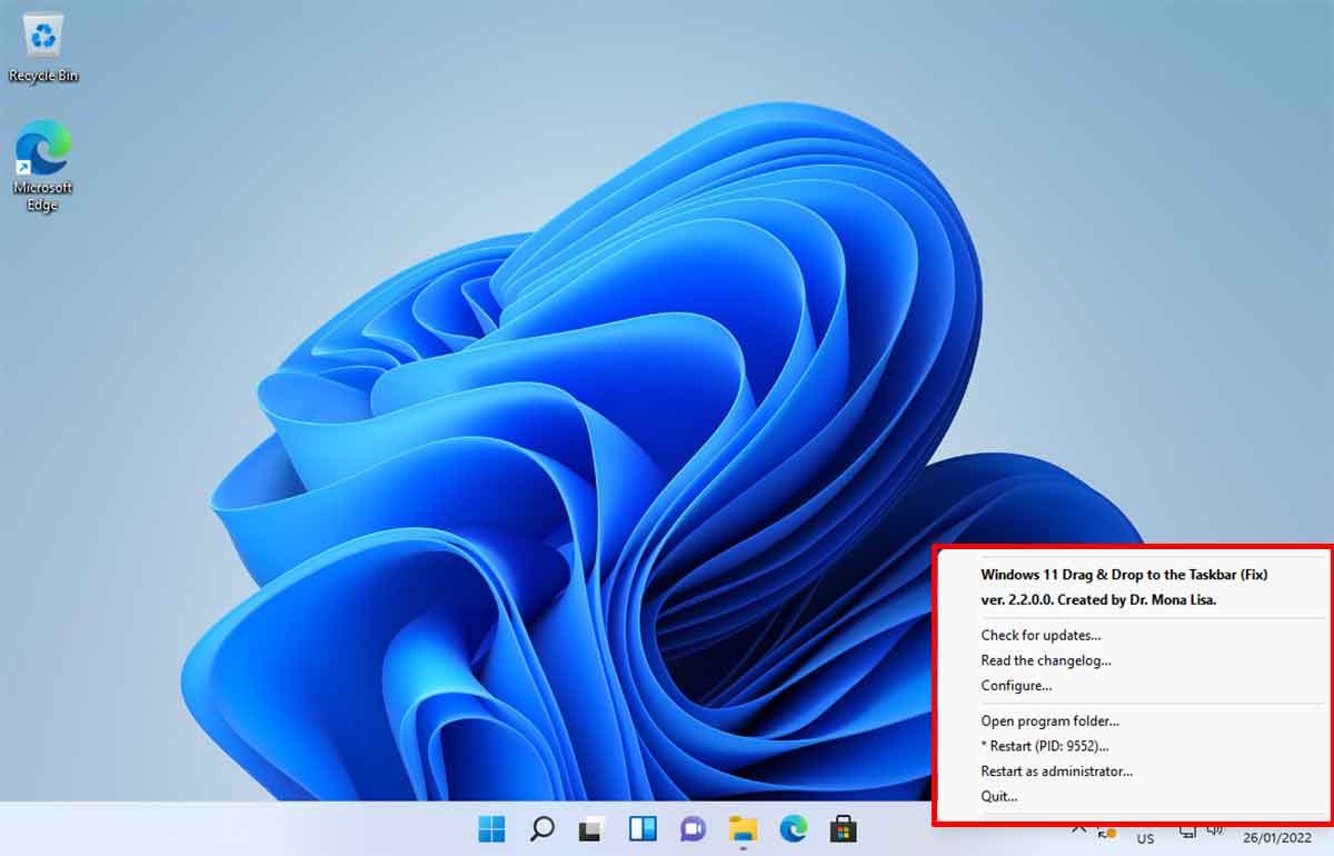 Cara Mengaktifkan Drag and Drop File di Taskbar Windows 11 | by ...