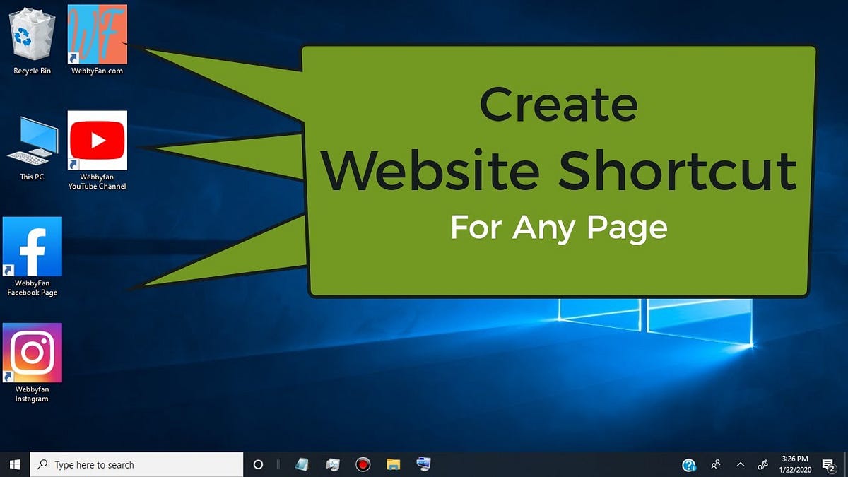 How to Make a Website a Shortcut on Desktop: Quick Guide | by Randall ...
