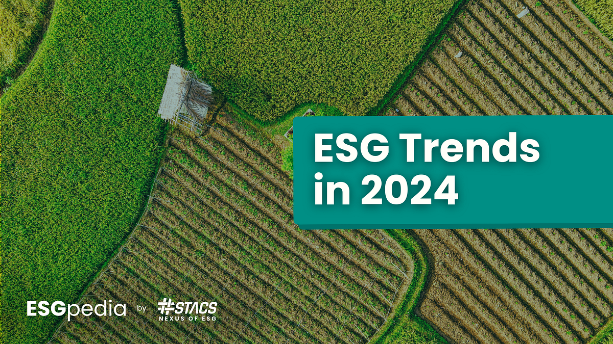 Top 6 ESG Trends in 2024 as mandatory ESG reporting becomes a global norm | by ESGpedia | Medium