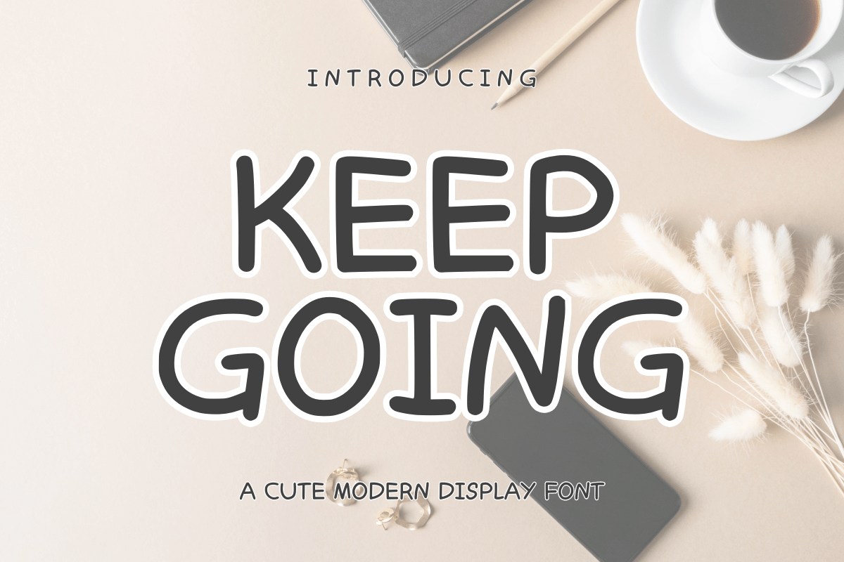 Keep Going Font - Sophiasovereign - Medium