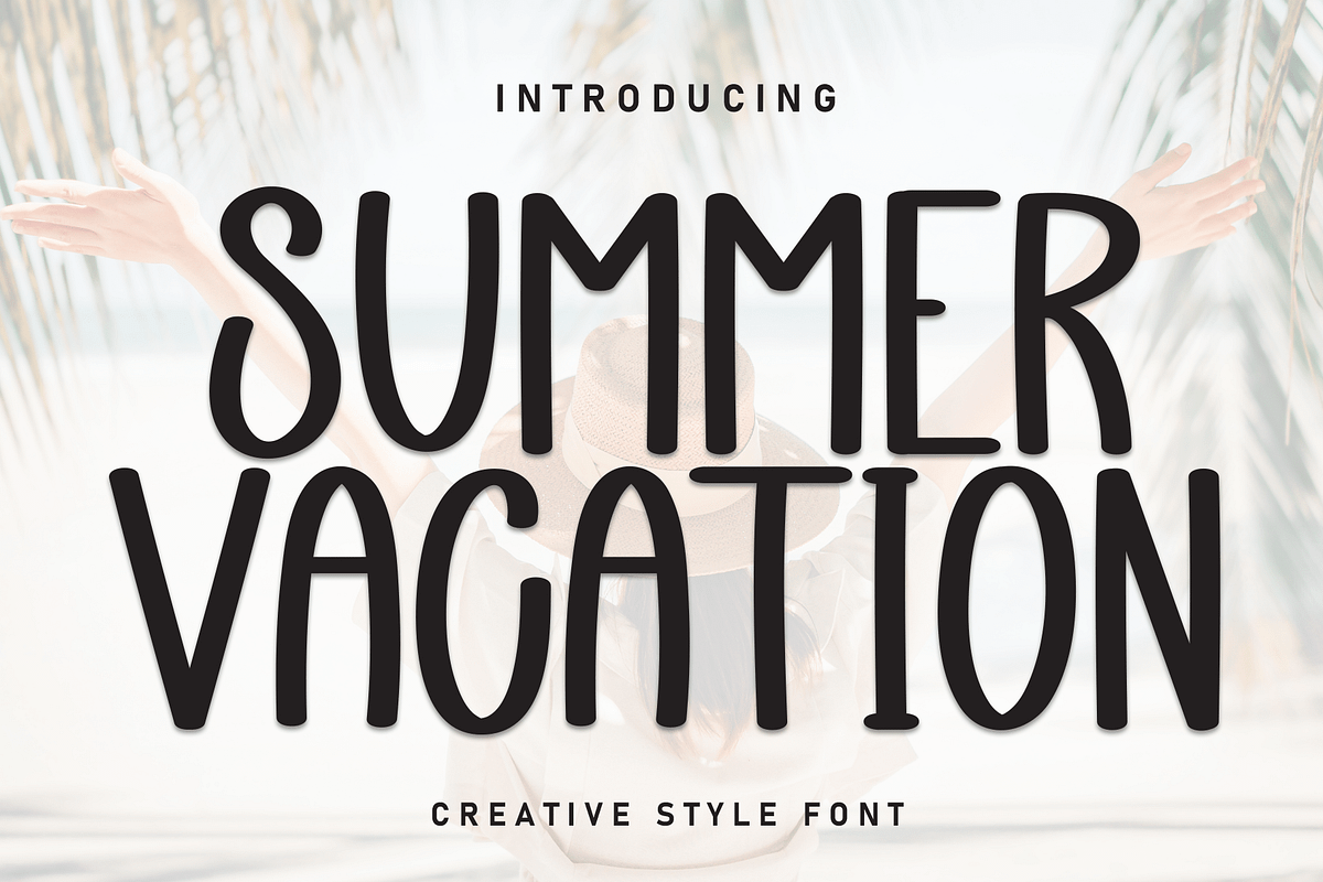 Summer Vacation Font - Isabellaink - Medium