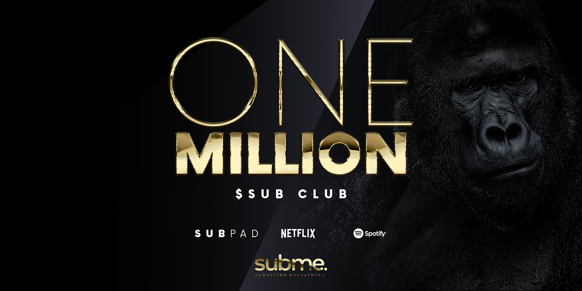 One Million $Sub Club is here!. How does it feel to be a Millionaire ...