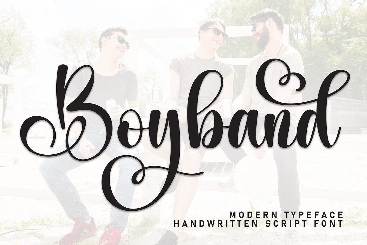 Boyband Font - Emmaethereal - Medium