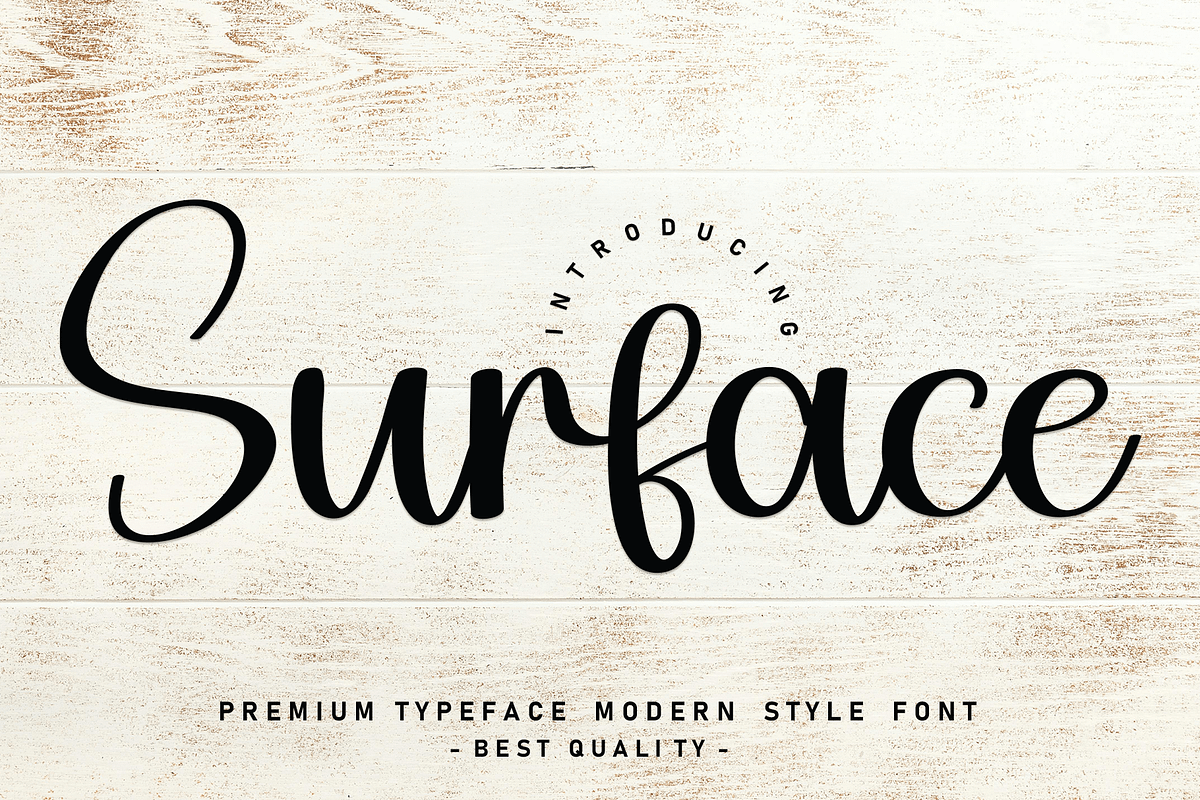 Surface Font (Script Fonts) | by Kaijunxing | Apr, 2024 | Medium