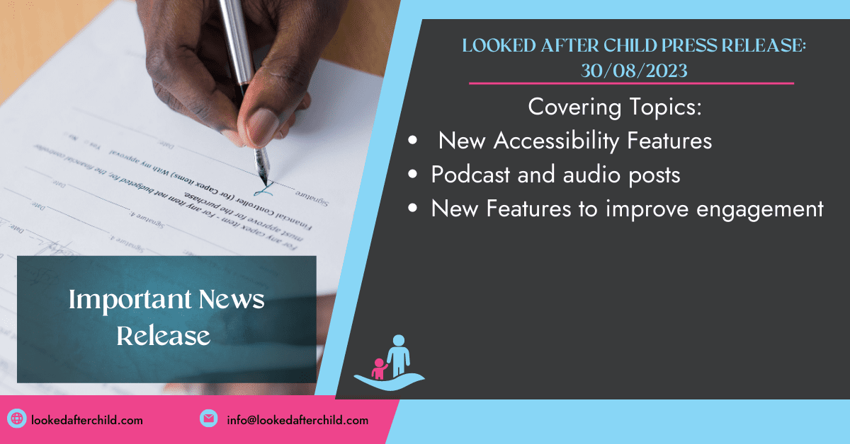Press Release 30/08/2023 - Looked After Child - Medium