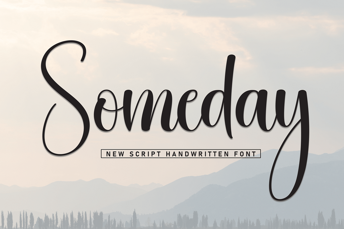 Someday Font Free - Emmaenigma - Medium