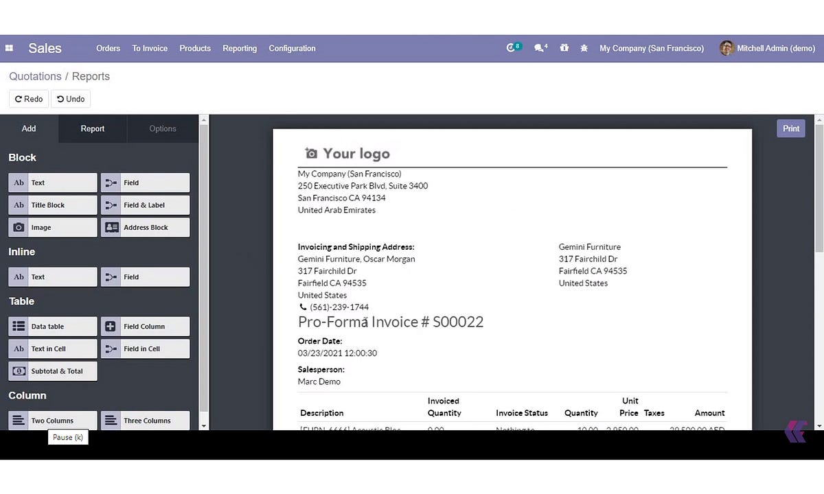 Odoo Report Designer. Odoo Report Designer one of the… | by coders fort ...