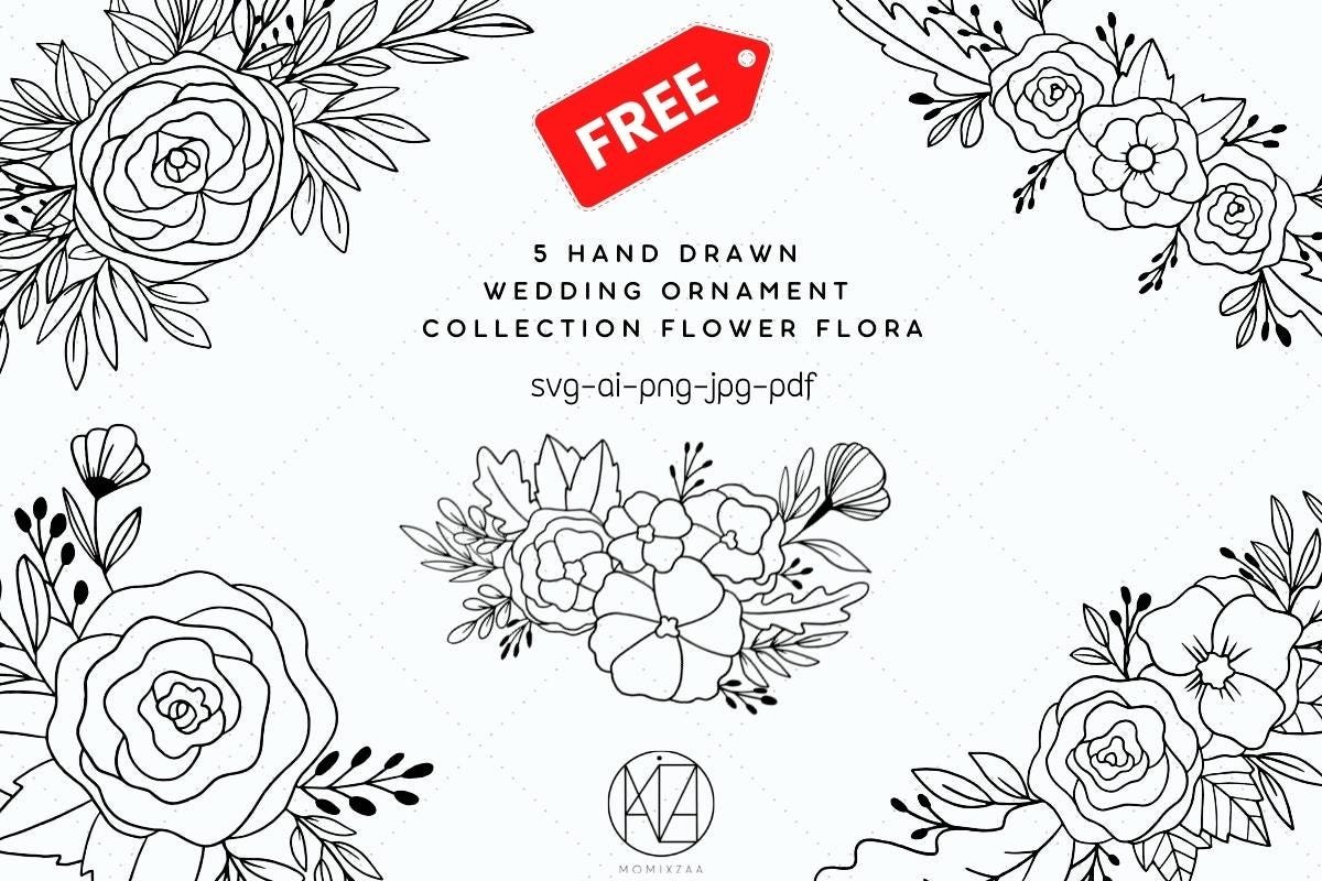 Free Hand Drawn Wedding Ornament | by Vectorverve | Jul, 2024 | Medium
